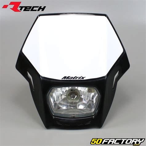 Plaque phare Matrix noir Pièce moto scooter