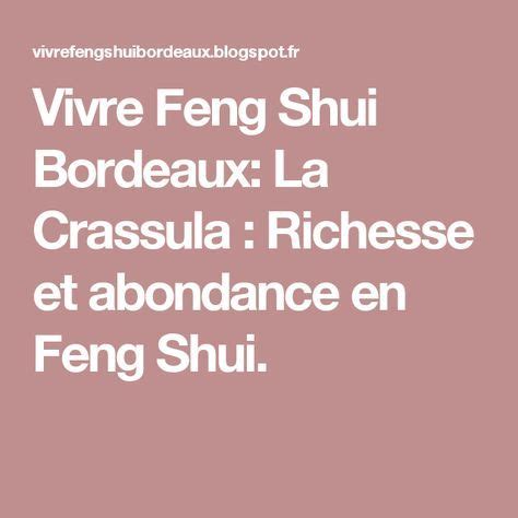 Vivre Feng Shui Bordeaux La Crassula Richesse Et Abondance En Feng Shui