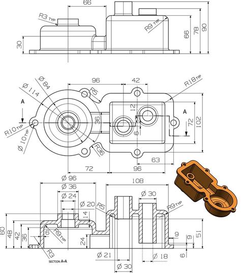 simple autocad drawings for practice
