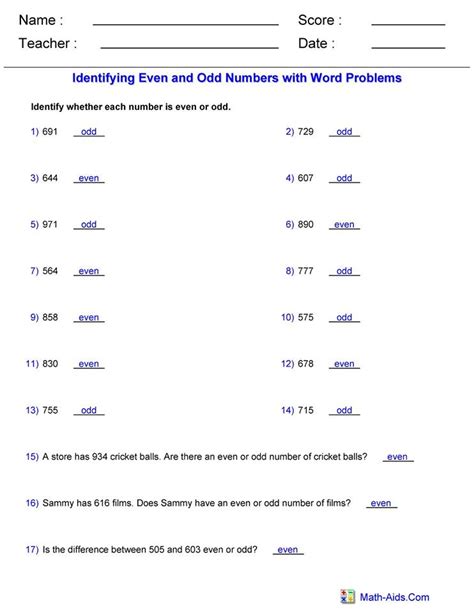 Graphs Of Even And Odd Functions Worksheet Answers Function Worksheets