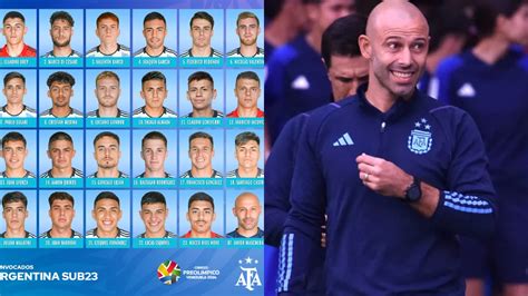 Javier Mascherano Dio La Lista De Convocados De Argentina Sub 23 Para