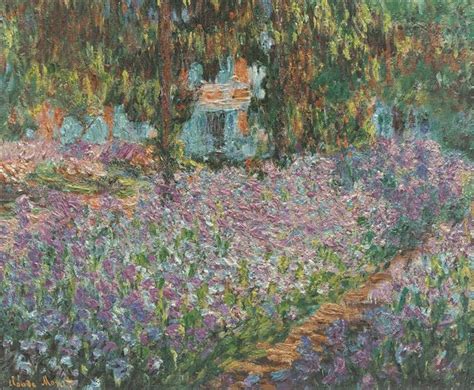 The Artist S Garden At Giverny C Claude Monet Wikiart Org