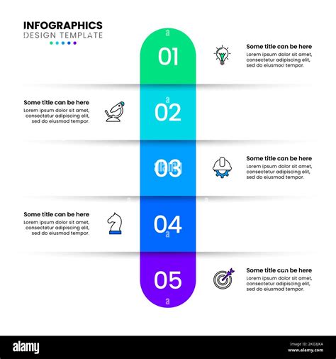 Infographic Template With Icons And 5 Options Or Steps Can Be Used For