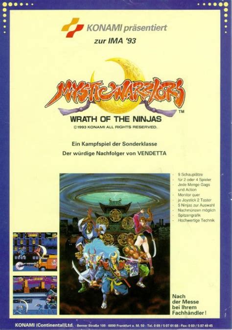 Mystic Warriors Ver EAA Descargar Mame ROMs Gamulator