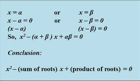2 5 forming quadratic equations from given roots spm additional mathematics