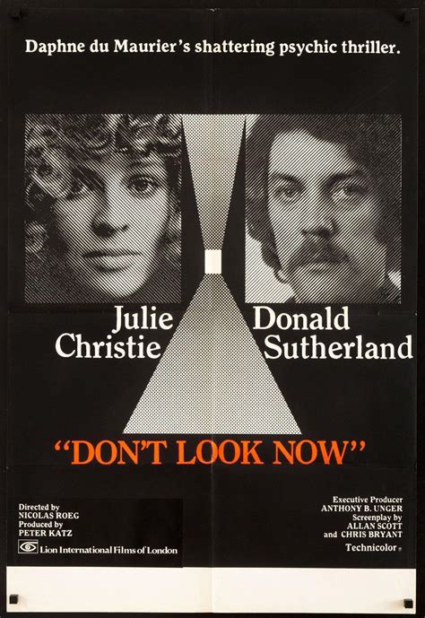 Dont Look Now Vintage British Movie Poster