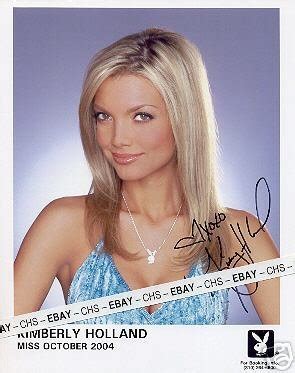 Kimberly Holland Playboy Playmate Sexy Signed Photo A 37259508