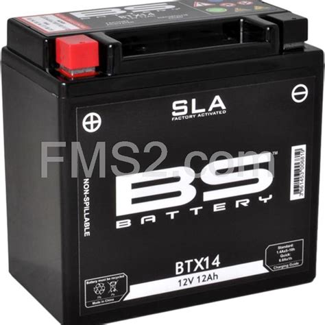 246650235 Batteria BS SLA BTX14 12 Volt 12 Ah Ricambio 246650235