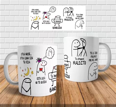 Diseño Plantillas Bandido Flork Sublimar Tazas Cancion Meme en venta en