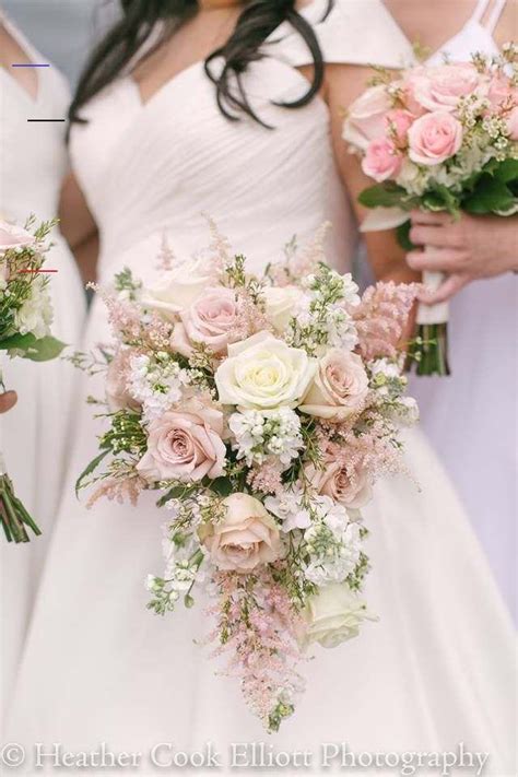 rosebridalbouquet Bouquet mariée tombant Bouquet mariée cascade