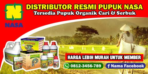 Desain Spanduk Pupuk Nasa Agen Resmi Nasa Cikampek Karawang