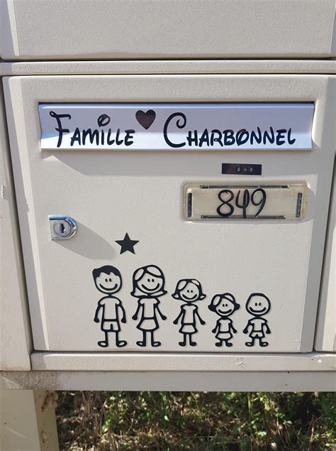 Numéro Famille Prénoms noms numéros à personnaliser Boîte aux