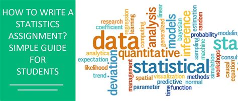 how to write a statistics assignment the assignment help