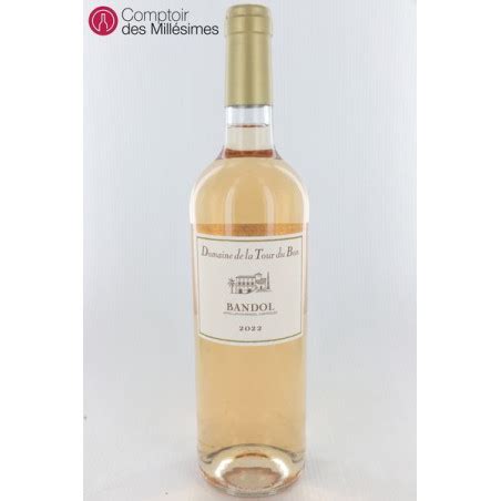 Bandol rosé 2022 Achat vin du Domaine de La Tour du Bon