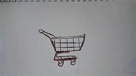 Dibujo fácil de un carrito de supermercado YouTube