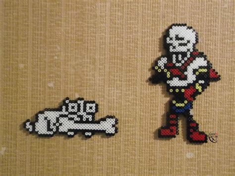 Papyrus Undertale Perler Bead Pattern Bead Sprite Undertale Pixel The