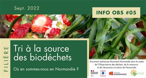 INFO OBS 05 Tri à la source des biodéchets Biomasse Normandie