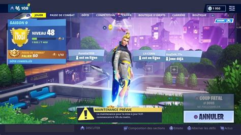 FORTNITE MISE A JOUR 9 01 ARRIVE DEMAIN MERCREDI 15 MAI 10 HEURES