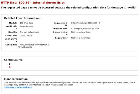 dynamics 365 bc web client does not working —
