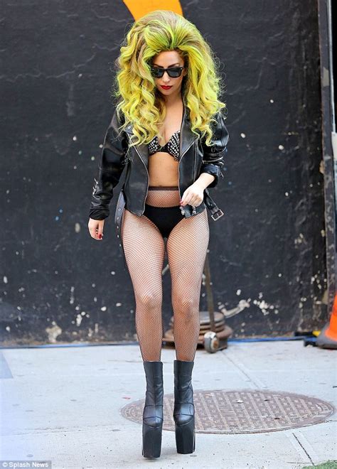 Lady Gaga Wears Four Different Outfits In Just One Day Daily Mail Online