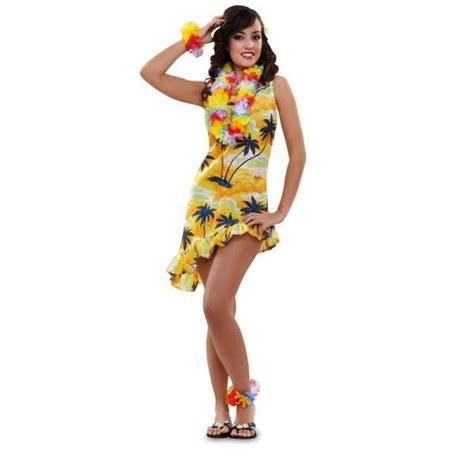 Venta Vestido Hawaiano Mujer En Stock