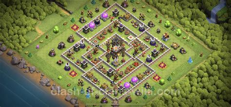 Best Anti 3 Stars Base TH11 With Link Anti Air Electro Dragon 2023
