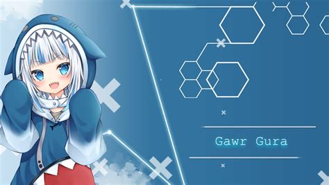 Hololive Gawr Gura Anime Girls P Hd Wallpaper