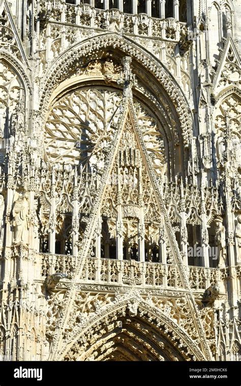 France Seine Maritime Rouen The Notre Dame Cathedral Stock Photo Alamy