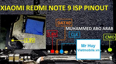 Xiaomi Redmi X G Isp Emmc Pinout Test Point Images And Photos Finder