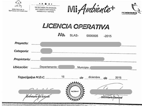 Requisitos para solicitar licencia de operación en San Pedro Sula