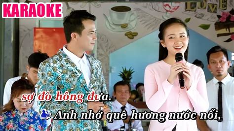 KARAOKE Yêu Em Câu Hò Lê Sang Kim Chi YouTube