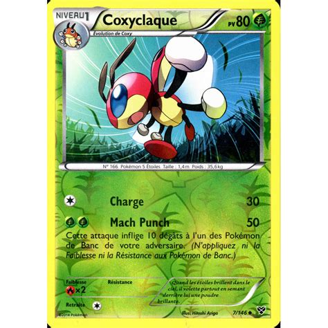 RV XY 01 7 146 Coxyclaque XY Carte Pokemon
