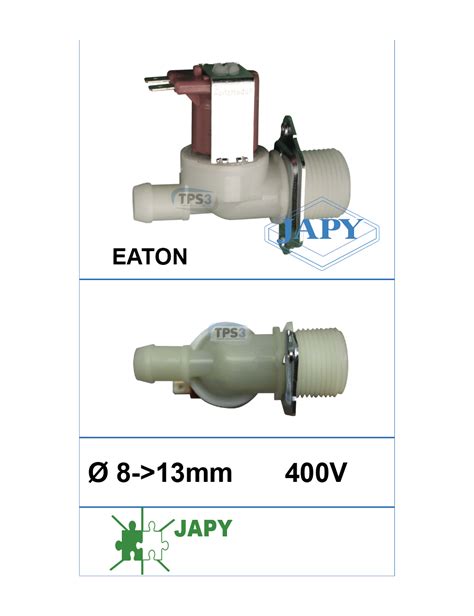 Electrovanne d arrivée d eau simple droite Eaton 400V DN 8 13