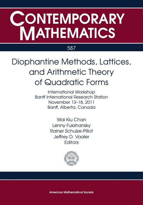 diophantine methods lattices and arithmetic theory of quadratic forms