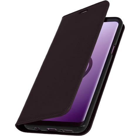 Etui Folio Prawdziwa Skóra Samsung Galaxy S9 Plus z miejscem na kartę