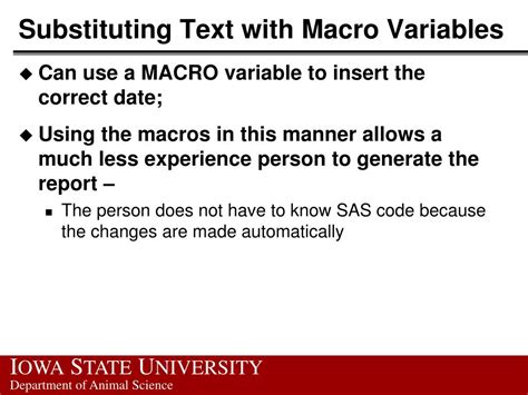 ppt writing flexible codes with the sas macro facility chapter in the 7 little sas book