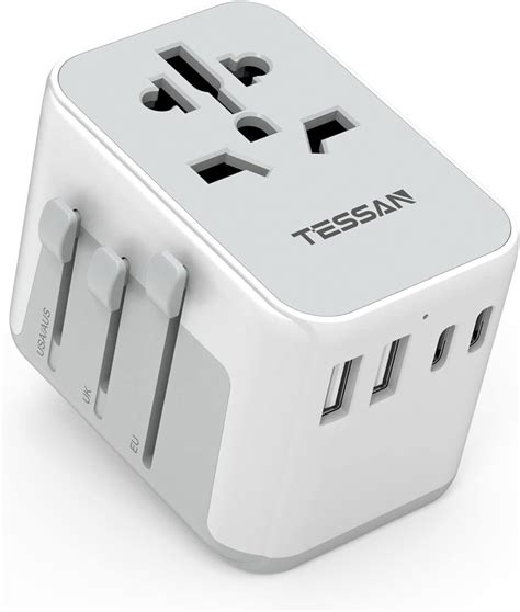TESSAN Uniwersalny Adapter Wtyczki Uniwersalny Adapter Wtyczki