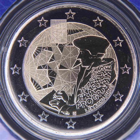 Luxembourg Euro Coin Years Of The Erasmus Programme