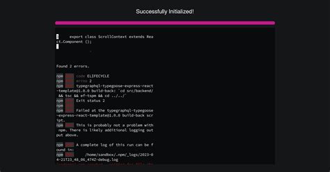 Typegraphql Typegoose Express React Template Codesandbox