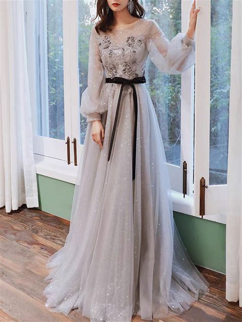 erotisch systematisch Entwurf abendkleid lange ärmel Kosciuszko