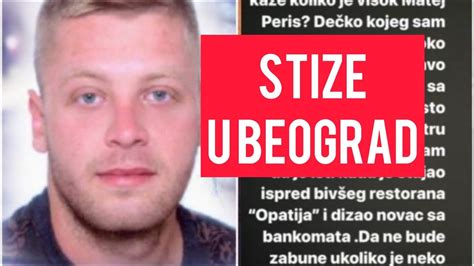 VANREDNA VEST Devojka Koja Je Videla NESTALOG Mateju HITNO Stize U