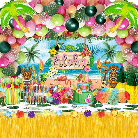 Atmosphere Hawaii Luau Party Decorations N Tim Kh Ch M I