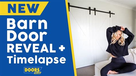 Barn Door Installation Reveal Timelapse Doors Plus YouTube