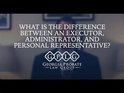 What Is The Difference Between An Executor Administrator And Personal
