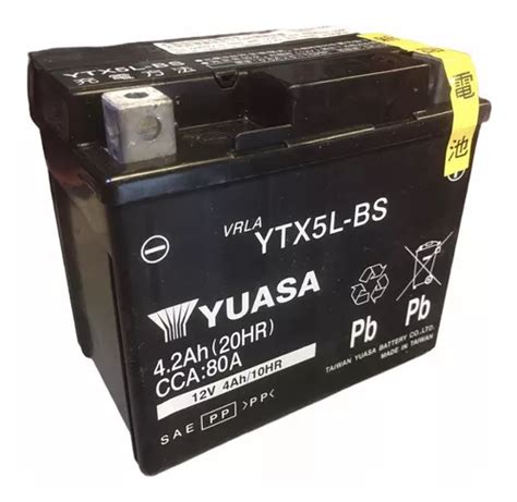 Bateria Ytx L Bs Yuasa V Ah