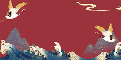 红色海浪背景 红色海浪背景图片 红色海浪背景素材 觅知网