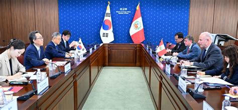 조태열 장관 한 페루 외교장관 회담 6 9 결과 상세보기 뉴포커스 외교부
