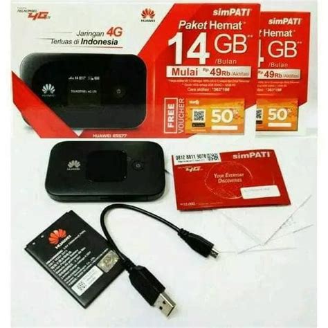 Jual MODEM WIFI MIFI HUAWEI E5577 FREE TELKOMSEL SIMPATI 14GB UNLOCK 3G