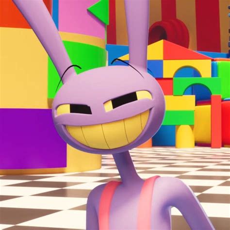 An Animated Character Is Standing In Front Of Colorful Walls And