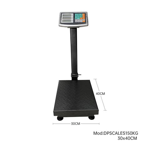 Digital Platform Electronic Floor Scales 150KG Stanley Packaging